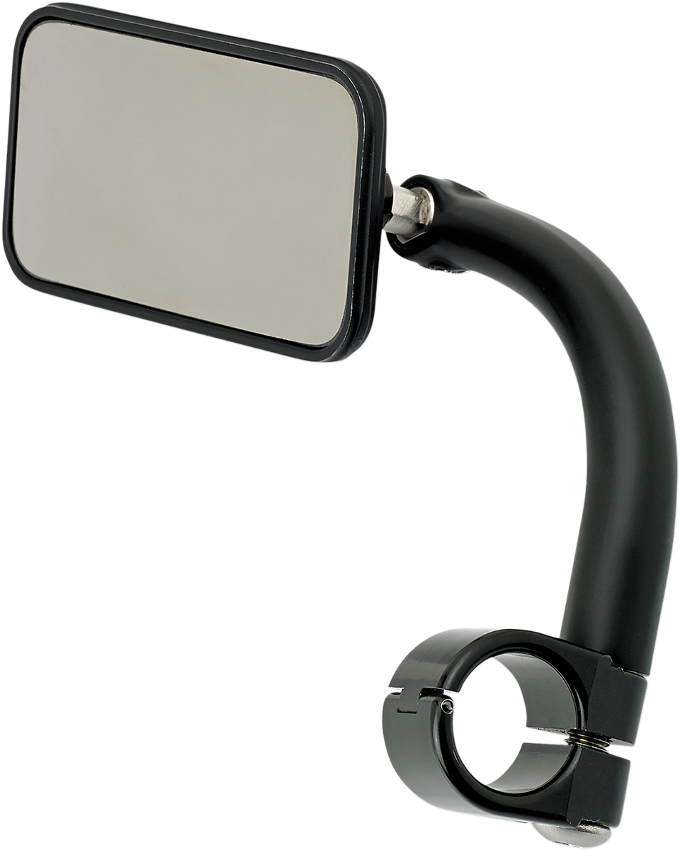 Rectangular Clamp-On Mirror - 7/8" - Black – Biltwell MX