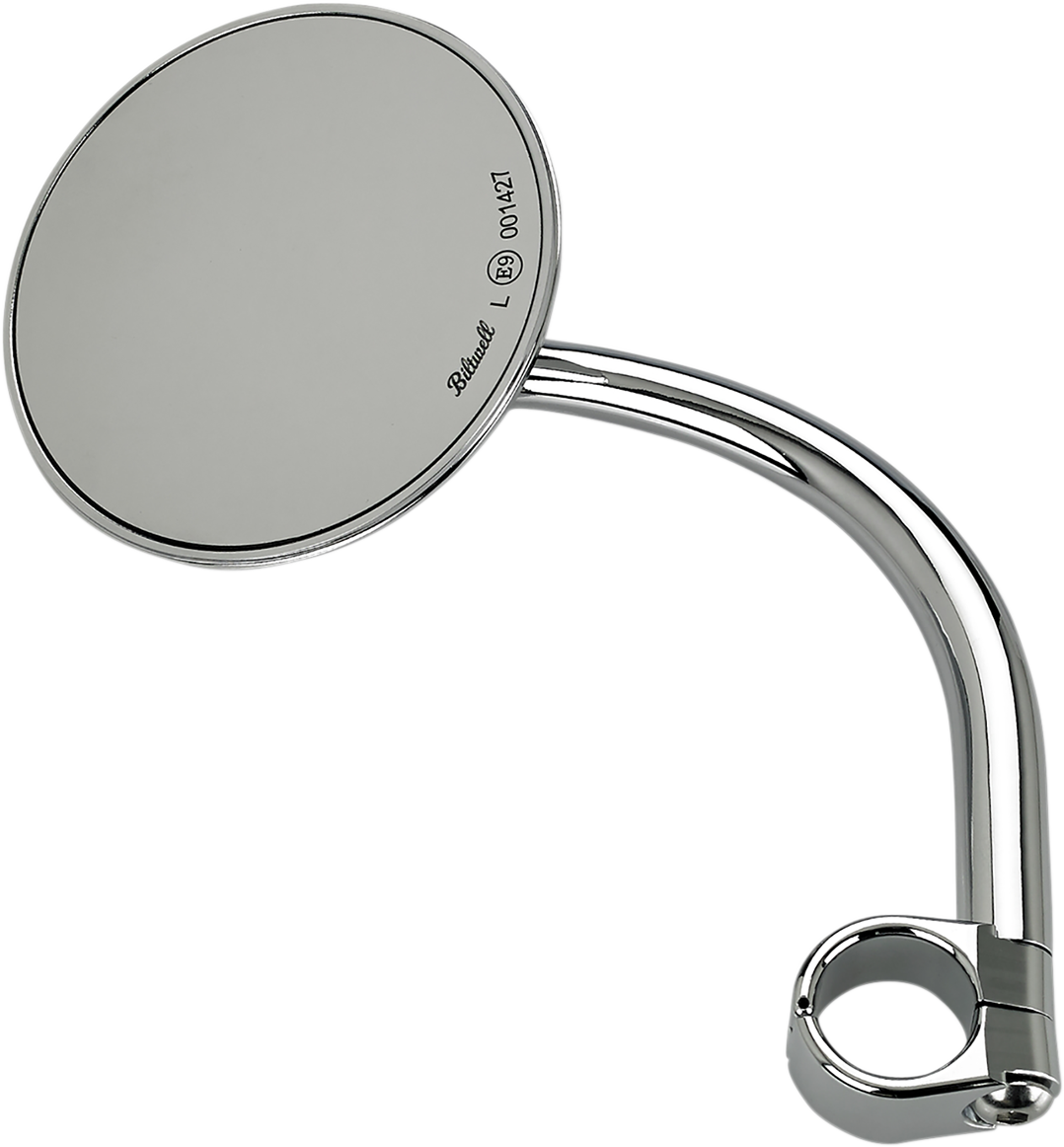 Mirror w/mount - Round - Chrome – Biltwell MX